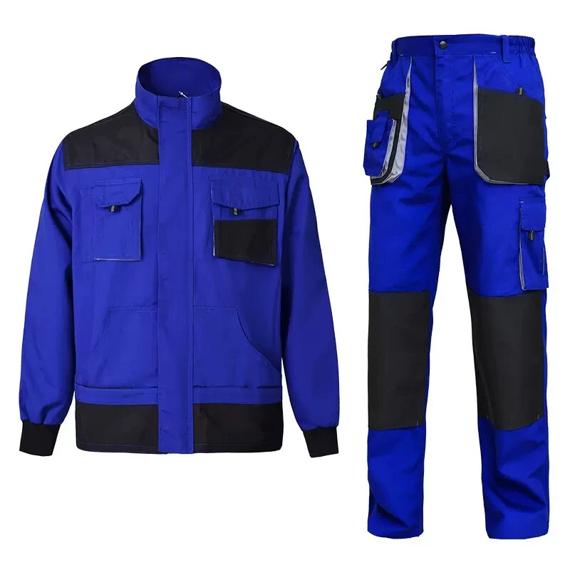 Work Jacket Trousers Pockets Work Tools Overalls Men Workwear Uniform ...