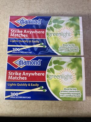 (2 boxes) (300 per box)Vintage Diamond Strike Anywhere Matches | eBay