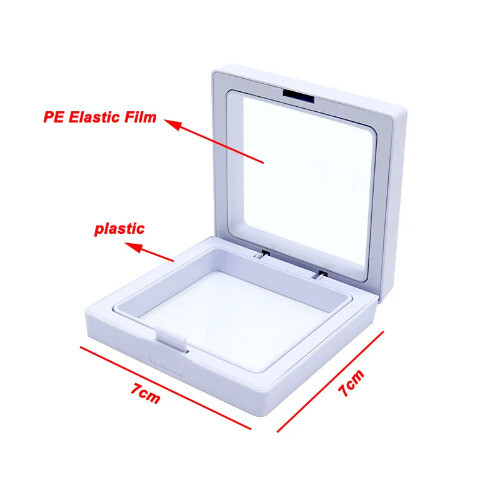 10pcs/lot Transparent Jewelry Display Box Case Ring Organized 3D ...