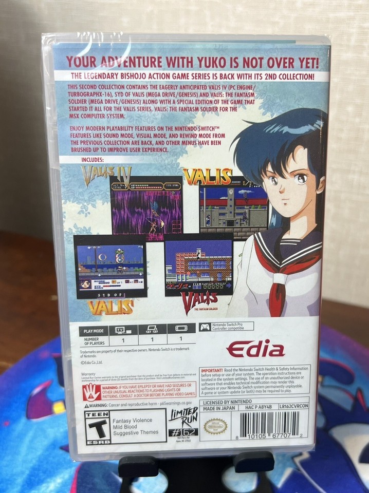 Valis The Fantasm Soldier Collection II 2 Limited Run Games Nintendo ...