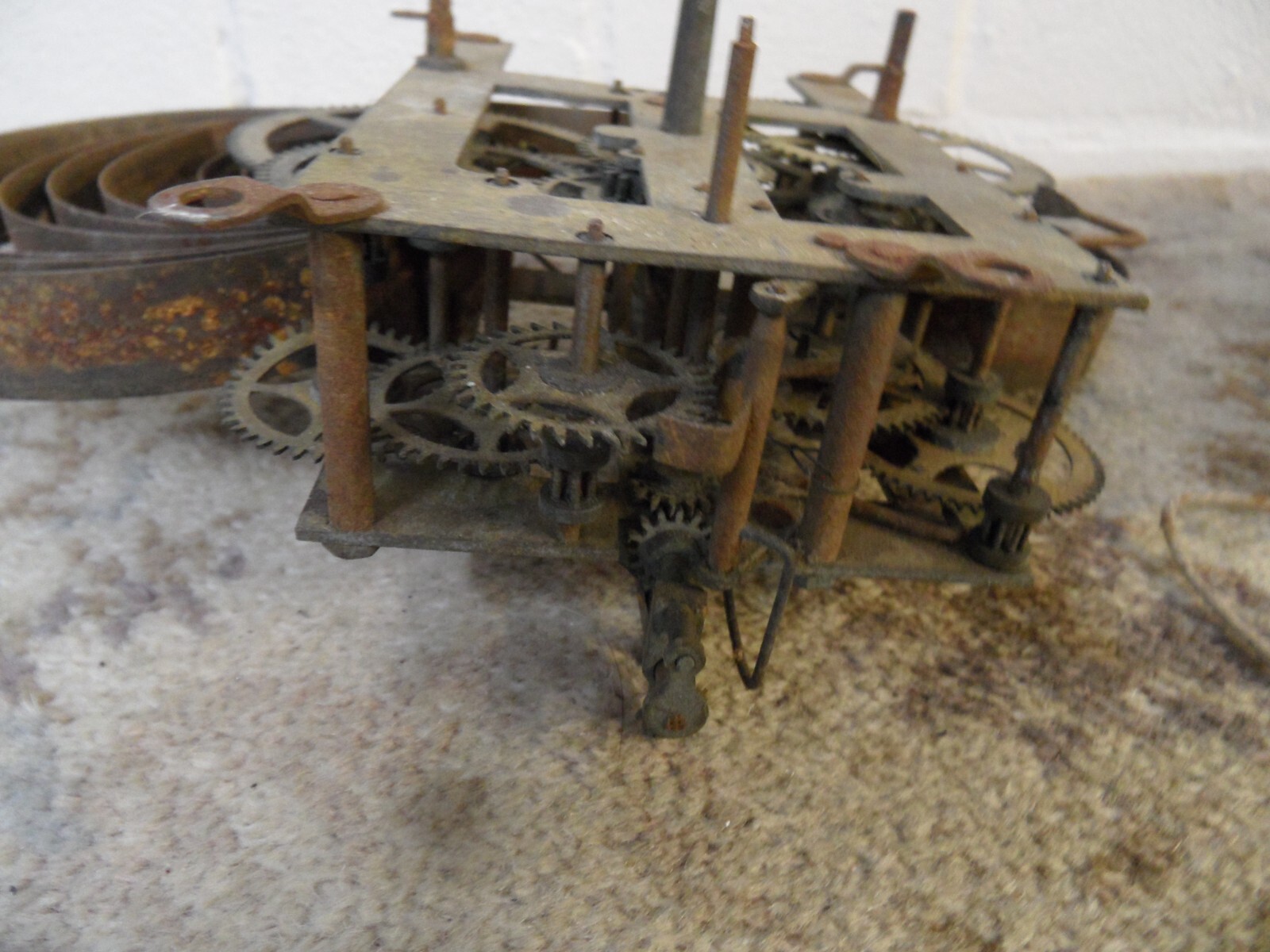 2 x Antique American Wall Clock Movements by E N Welch Clock Company | eBay