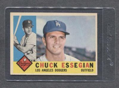 1960 Topps #166 Chuck Essegian (Dodgers) NM A1 | eBay