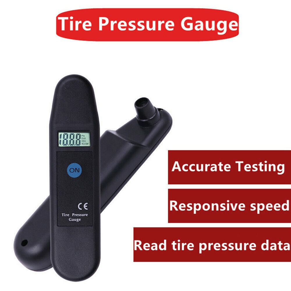 Digital Car Tire Tyre Air Pressure Gauge Meter LCD Display Manometer ...