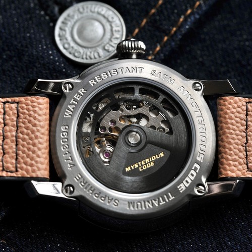 Mysterious Code Men's Automatic Watch Luxury Mechanical Watch Skull ...