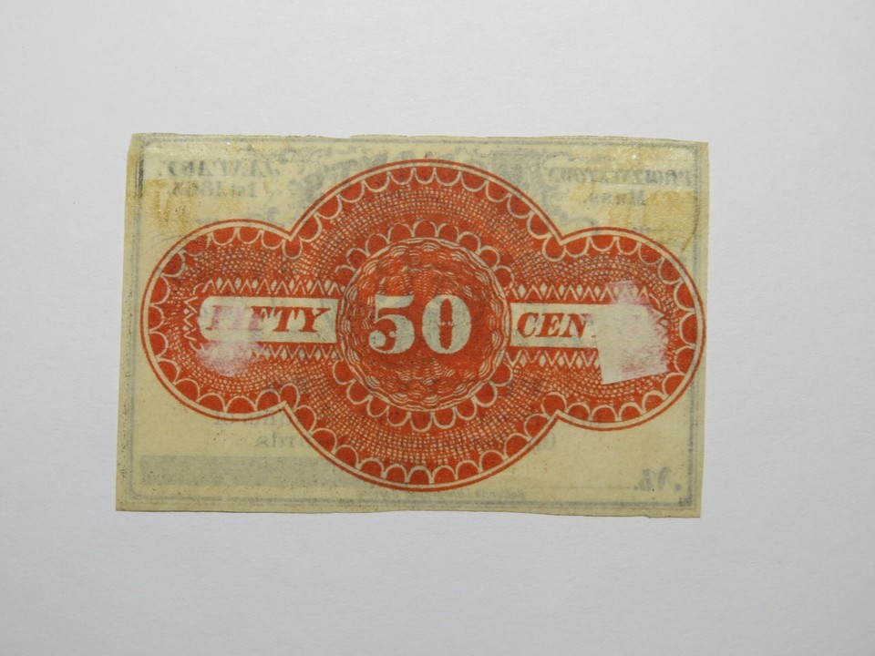 $.50 1863 Provincetown Massachusetts Obsolete Currency Bank Note Bill ...