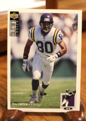 1994 Upper Deck Collector's Choice Cris Carter Card #338 Minnesota ...