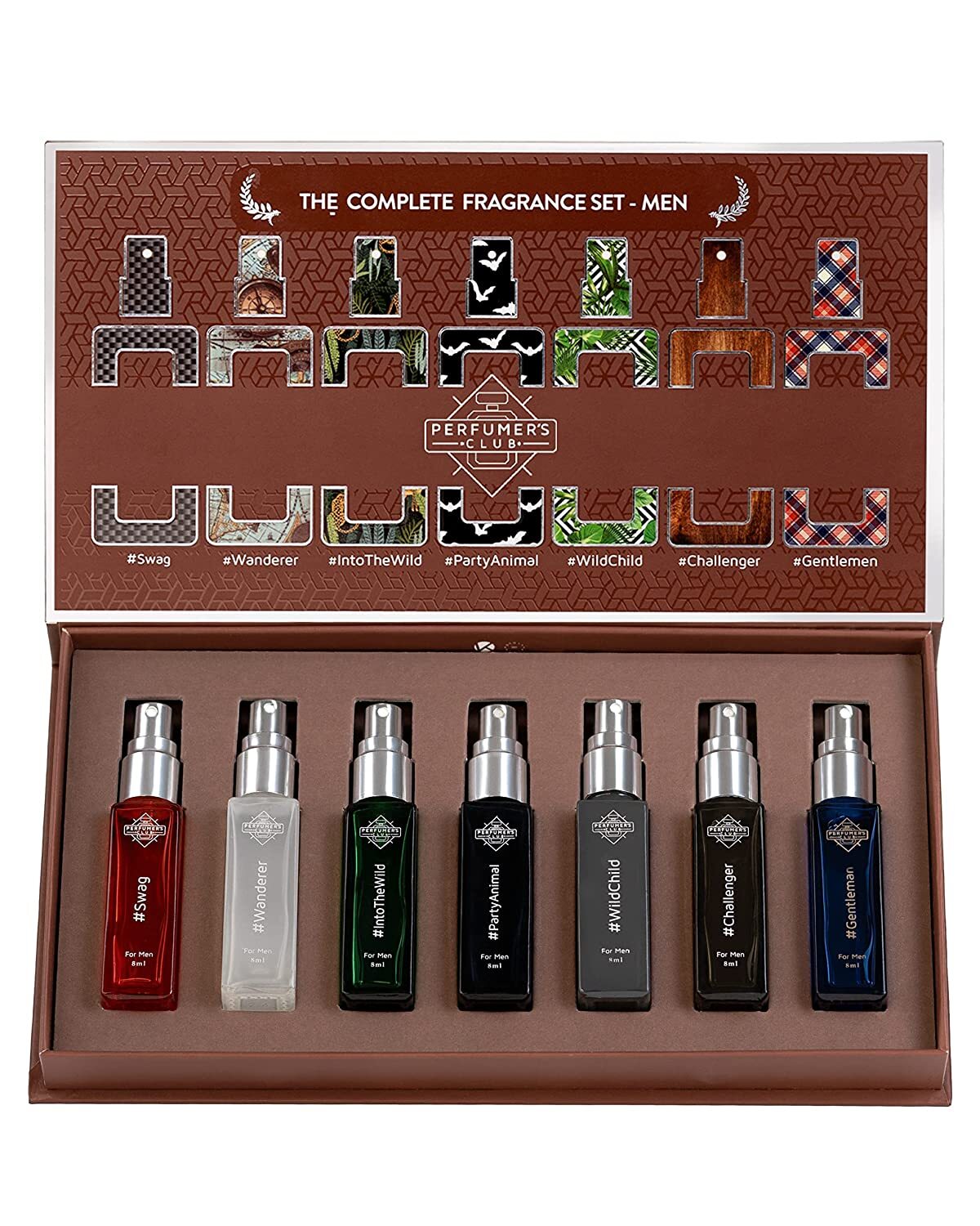 Complete Fragrance Set For Men , 7 x 8 ml Eau De Parfum , Best Gift for ...