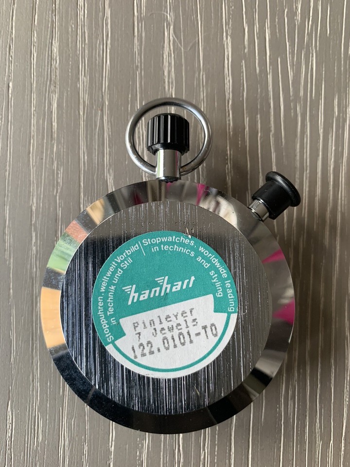 Hanhart Transair Pilot Stopwatch Set on a Dash Panel Dashboard Rally ...