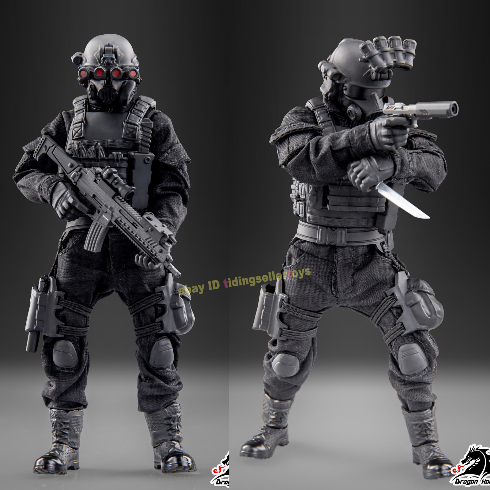 Dragon Horse Scp Foundation Series MTF Alpha-1 1/12 Action Figure DH ...
