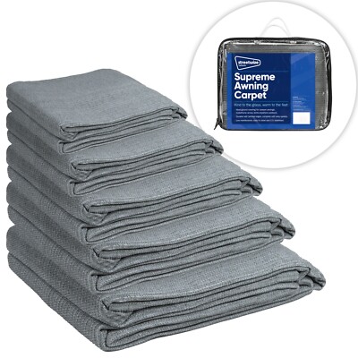 LEISUREWIZE AWNING CARPET CAMPING TENT CARAVAN BREATHABLE GREY ...