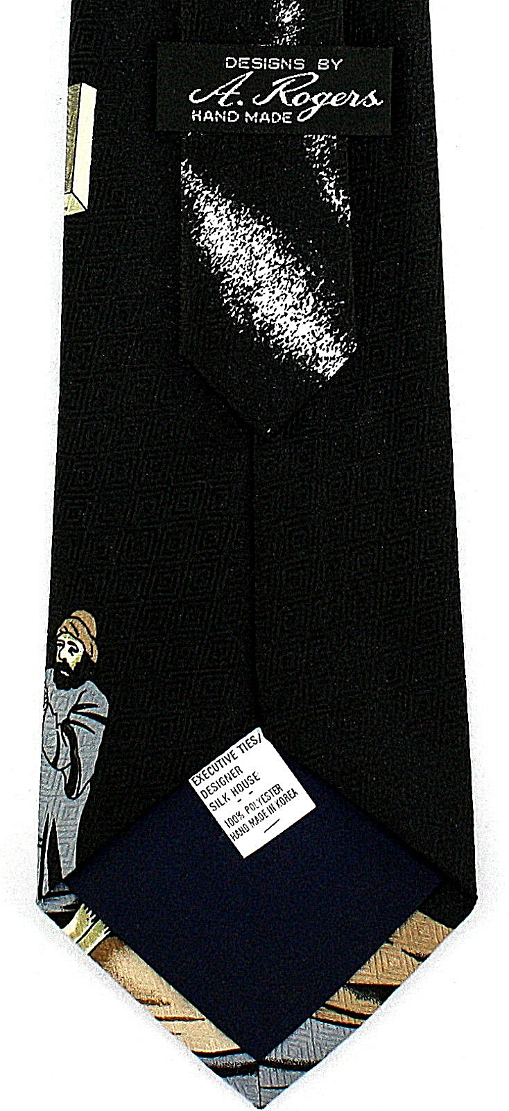 Crucifixion Of Jesus Men's Neck Tie Religious Christian Easter Black ...