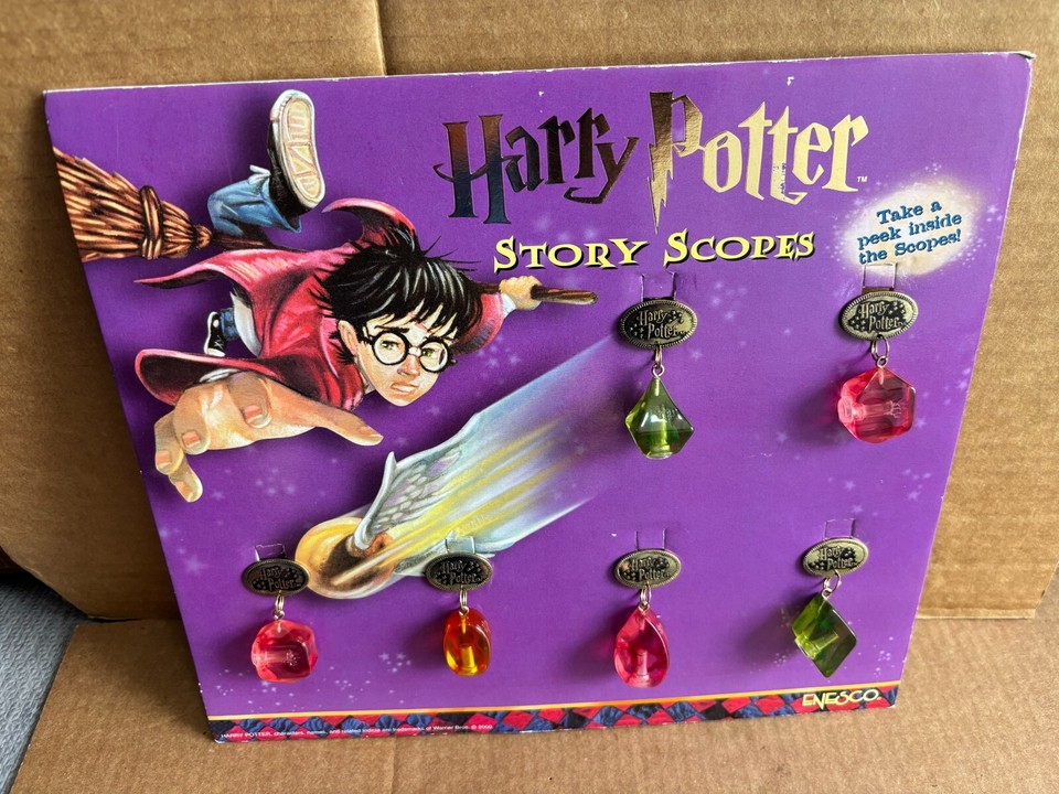 Harry Potter Story Scope Clip-Ons STORE DISPLAY W/16 Scopes By Enesco MOC 2000 | eBay