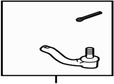 45046-19425 Toyota End sub-assy, tie rod, rh 4504619425, New Genuine ...