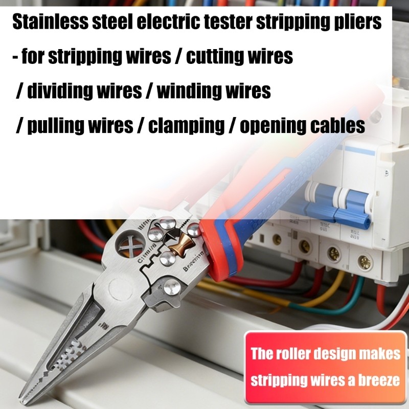 Precise Wire Stripper Cutter Stainless Steel Construction for ...