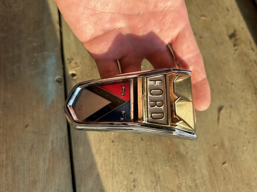 NOS 1963 63 Ford Falcon Trunk Ornament Emblem Badge With Hardware | eBay