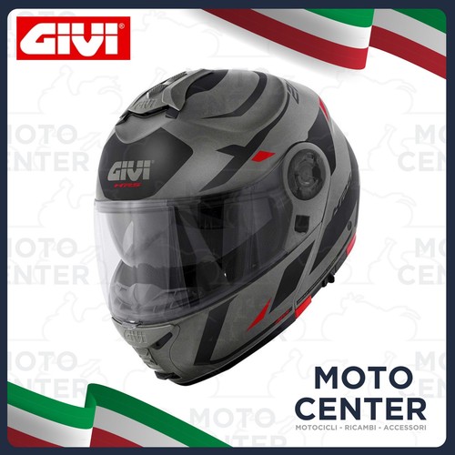 Helm GIVI Modular P/J X21 Evo Number Farbe Titan Matt Schwarz Rot Größe ...