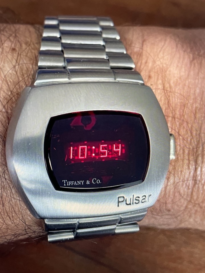 RARE Pulsar Tiffany P2 Steel Watch With Magnet Copy Of Paper Work And ...