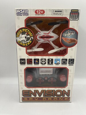 World Tech Toys Envision Spy Drone 2.4ghz Video/Picture Camera. Open ...