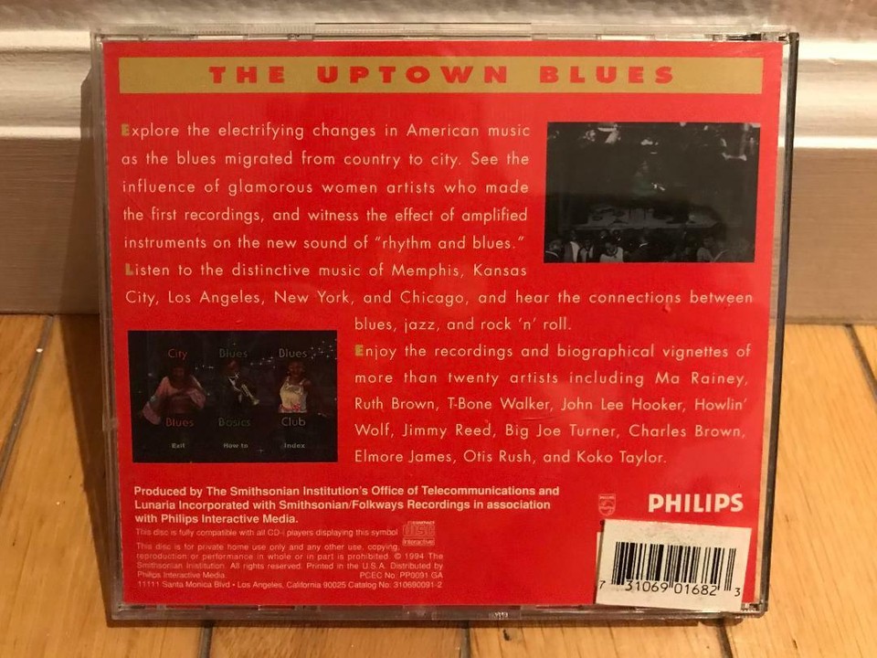 NEW SEALED Philips CDi Music UPTOWN BLUES UP TOWN Compact Disc ...