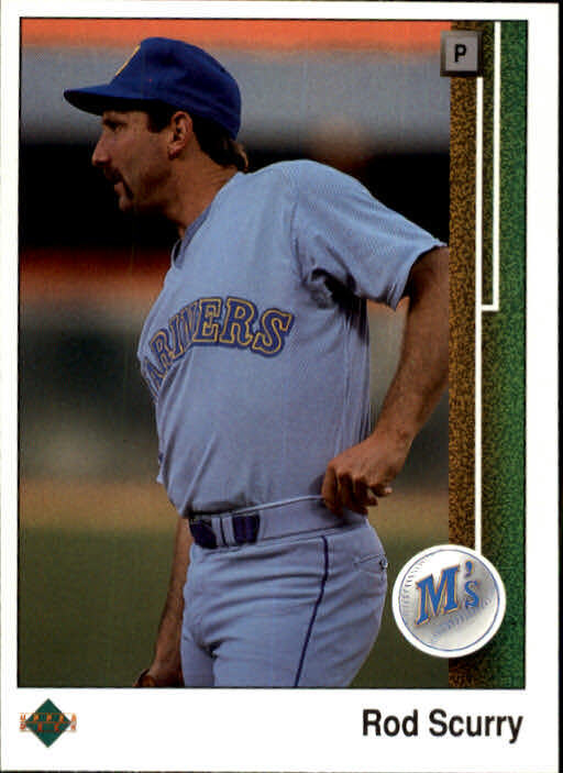 1989 Upper Deck Seattle Mariners Baseball Card #208 Rod Scurry | eBay