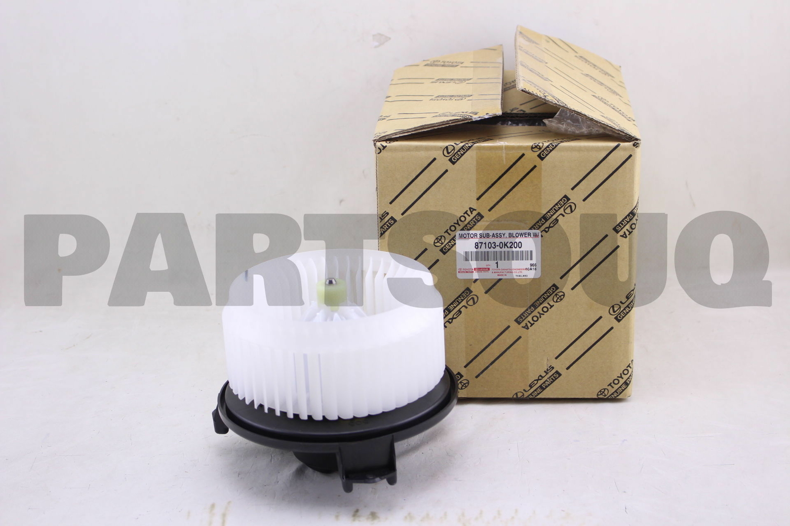 871030K200 Genuine Toyota MOTOR SUB-ASSY, BLOWER W/FAN 87103-0K200 | eBay