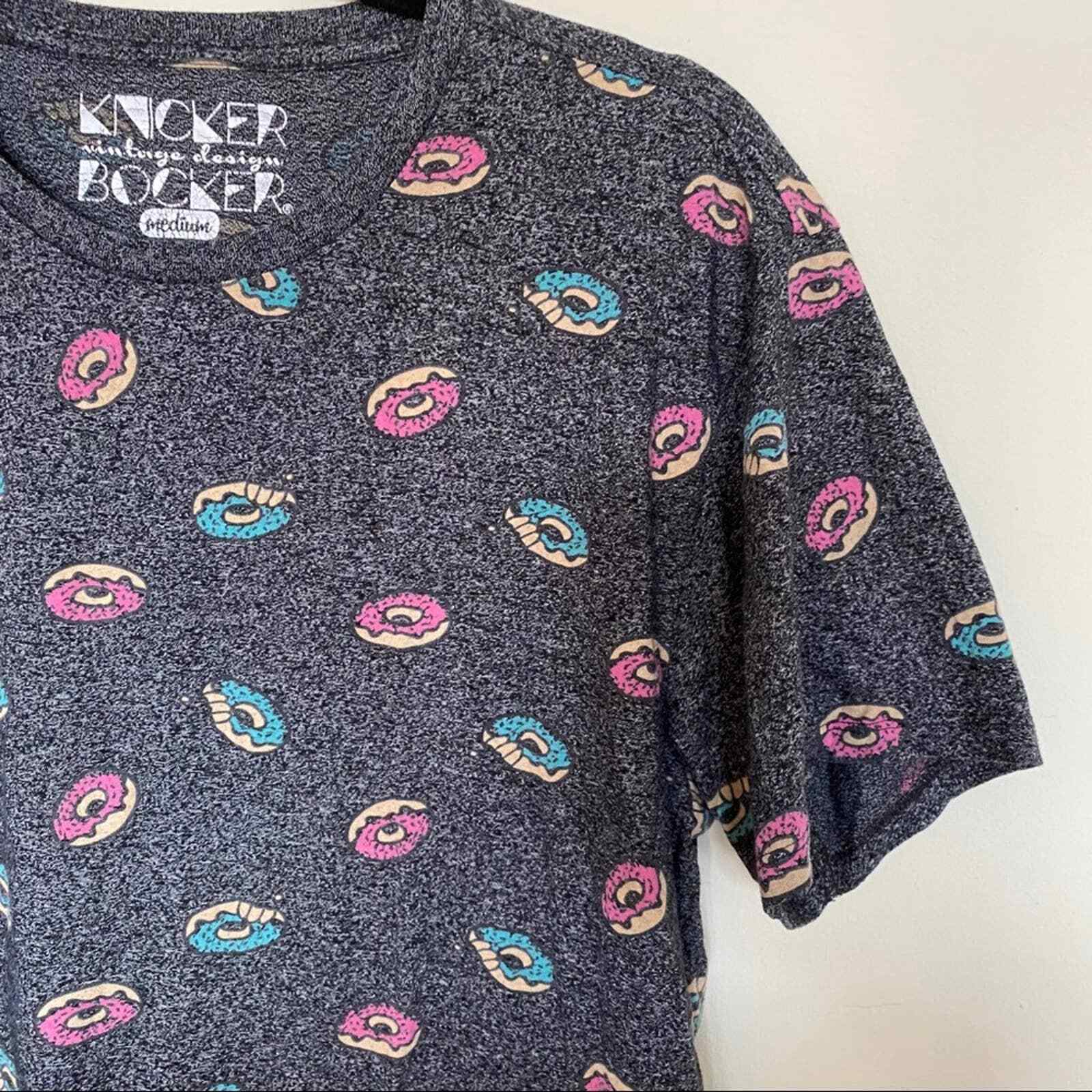 Knickerbocker Vintage Donut Tee Shirt Size Medium - Gem