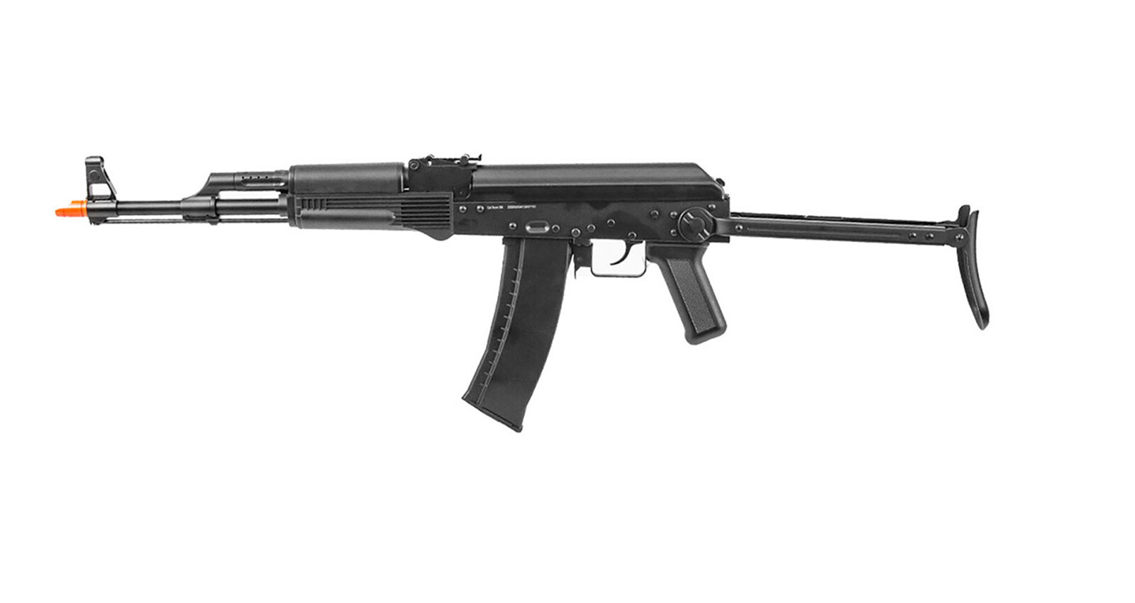 WellFire Metal AK74U CO2 Gas Blowback Airsoft Rifle Gun w/Folding Stock ...