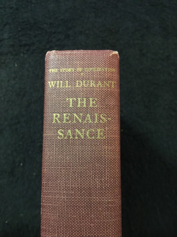 The Story of Civilization IV The Renaissance Will Durant 1953 | eBay