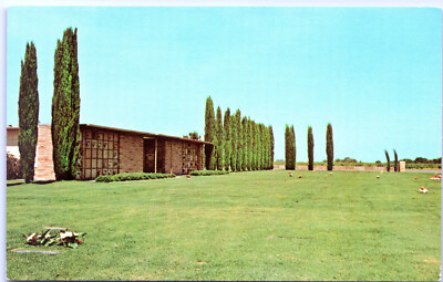 Postcard CA Cherokee Memorial Park Cemetery Lodi Last Supper Mausoleum ...