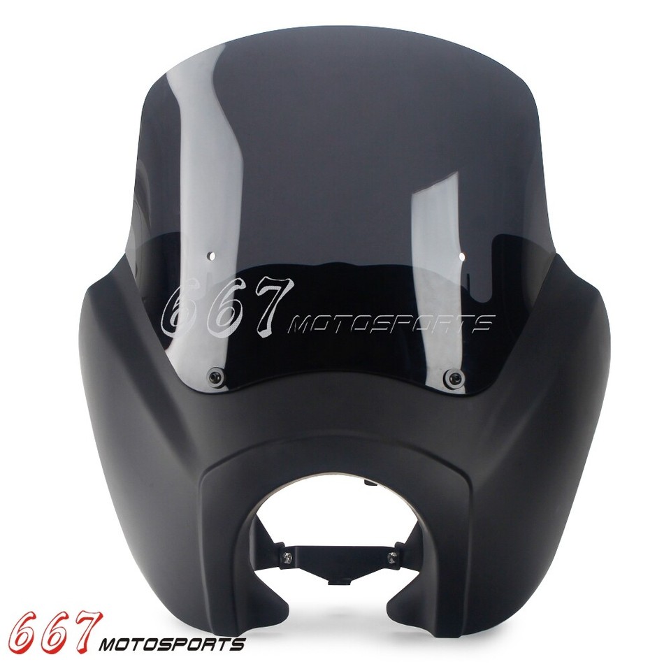 Front Fairing & Windshield Kit For Harley Softail FXST Street Bob FXBB ...