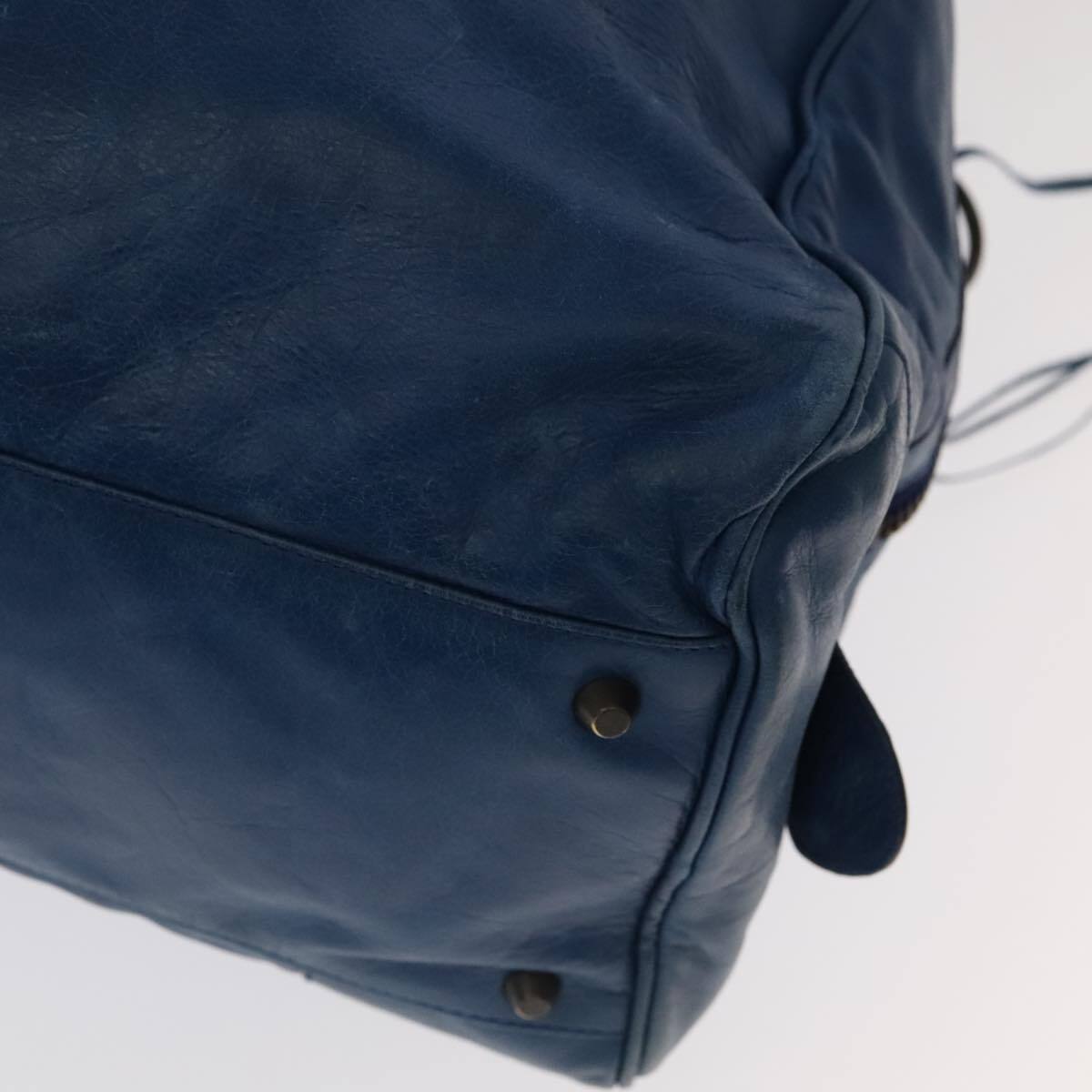 BALENCIAGA Hand Bag Leather 2way Blue Auth mr794 | eBay BALENCIAGA Hand Bag Leather 2way Blue Auth mr794 | eBay