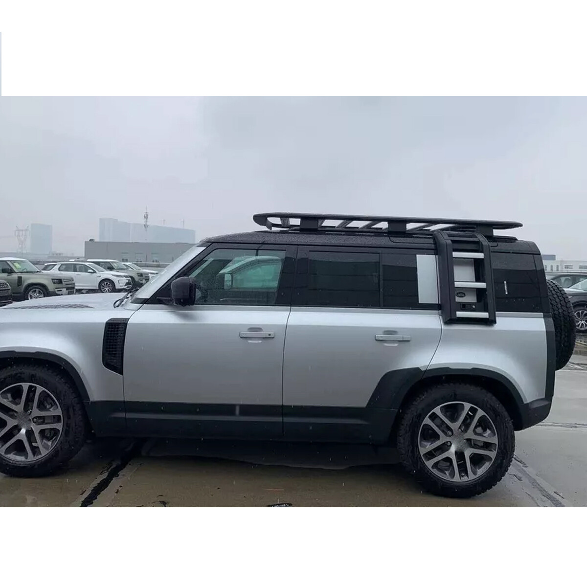 For Land Rover Defender 90 & 110 2020+ L663 Side Roof Rack Side Access ...