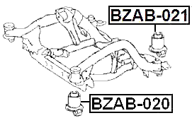 Subframe Rear Bushing For Mercedes Benz 1643310542, 1663310142 ...