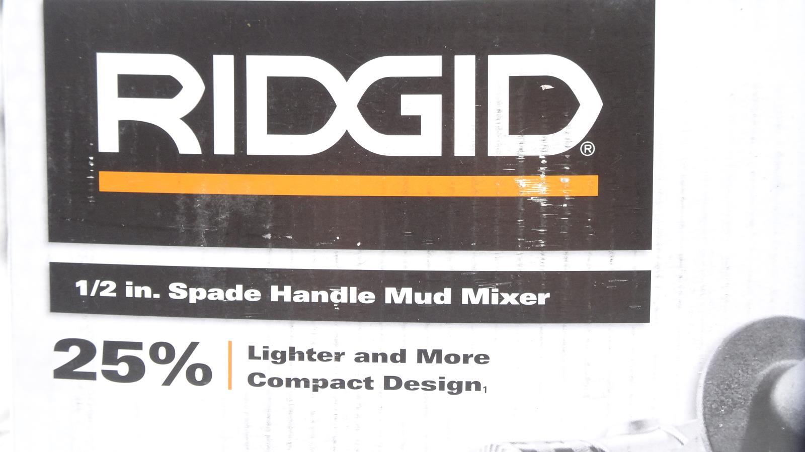 RIDGID R7122 1/2 inch Spade Handle Mud Mixer for sale online | eBay