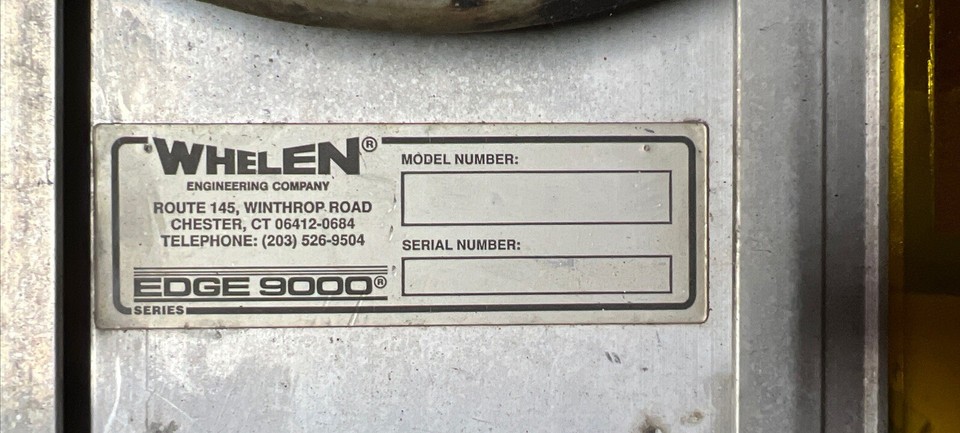 Whelen Edge 9000 Strobe Light Bar 48”14 Lights.. Works. | eBay