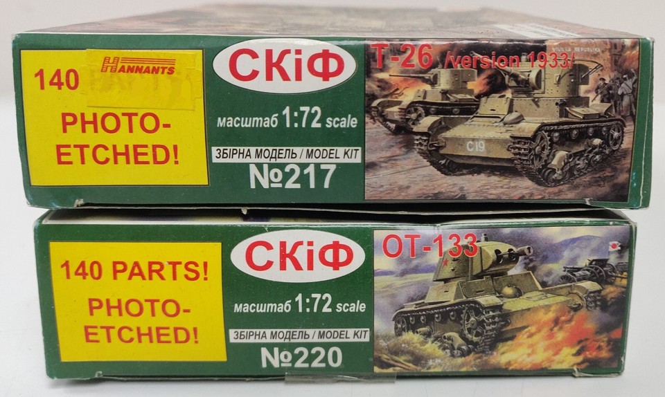 CKI 220 OT-133 Flame Throwing Tank 1:72 Model tank Kit | eBay UK