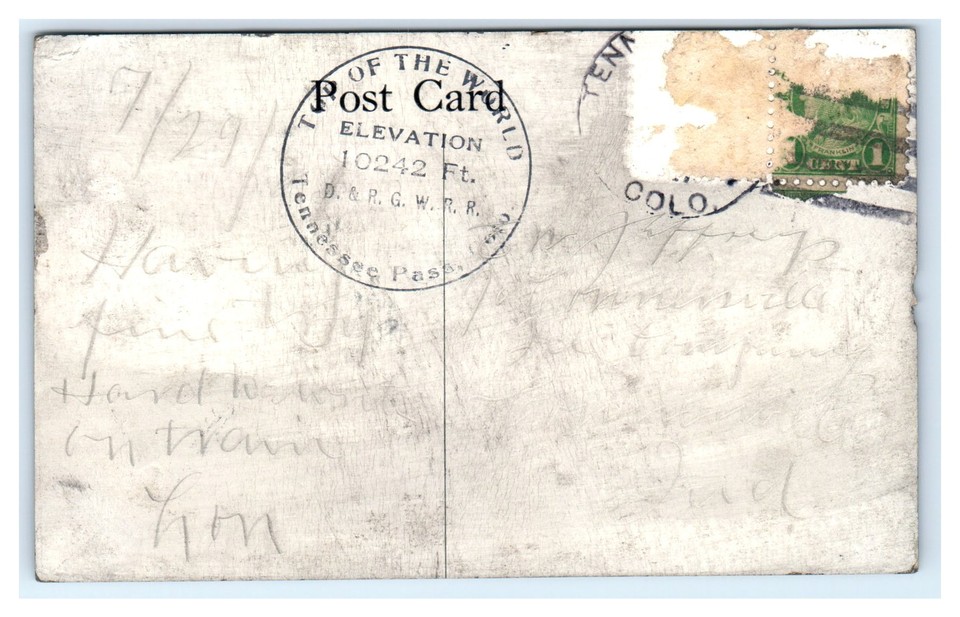 c1900s Cañon City, CO Postcard- PASSING THROUGH THE ROYAL GORGE TRAIN ...