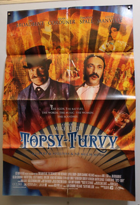 Topsy-Turvy (1999) movie poster * free shipping | eBay