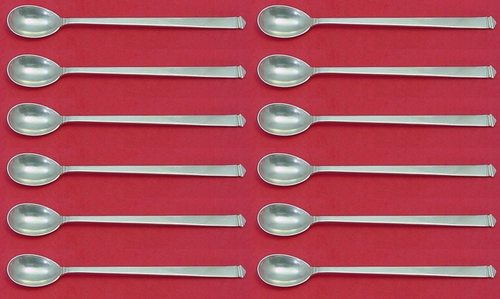 Hampton by Tiffany and Co Sterling Silver Iced Tea Spoon Set 12 pieces ...