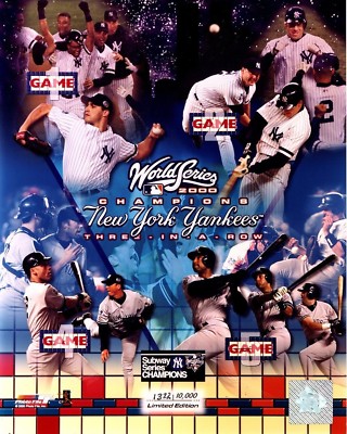 New York Yankees 2000 World Series Champions Licensed Unsigned 8x10 ...