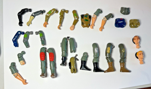 Vintage GI Joe Figure Parts Lot 1982-1983 *BROKEN / DAMAGED* for repair ...