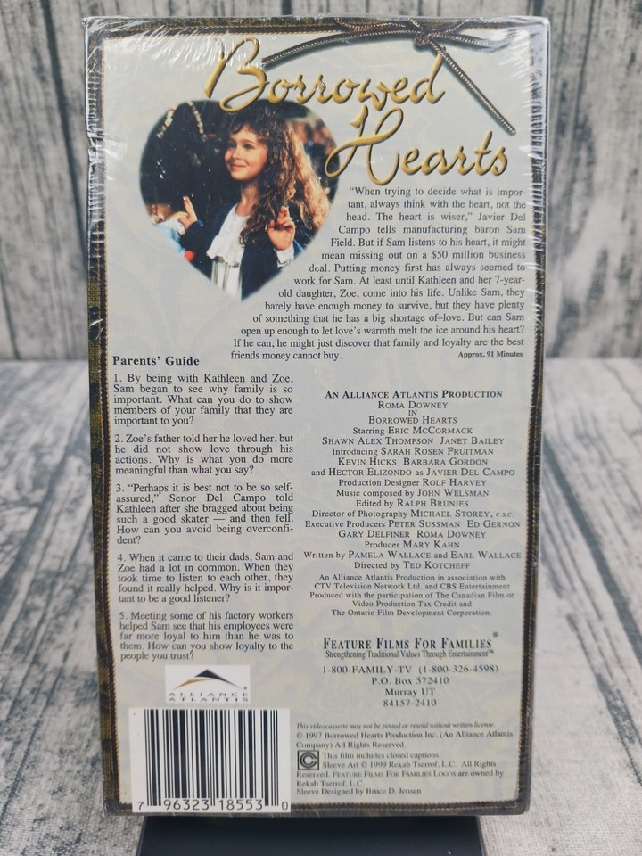 Borrowed Hearts (VHS, Feature Films for Families) Brand New / Sealed | eBay