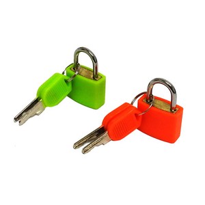 Sure Travel Luggage Case Bag Secure Coloured Padlock Locks + 2 Keys ...