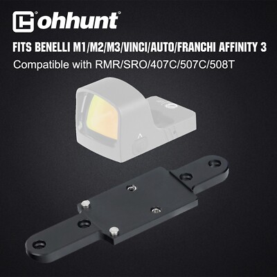 ohhunt Red Dot Mount Plate fits Benelli M1/M2/M3/Vinci/Auto/Franchi Affinity 3 | eBay