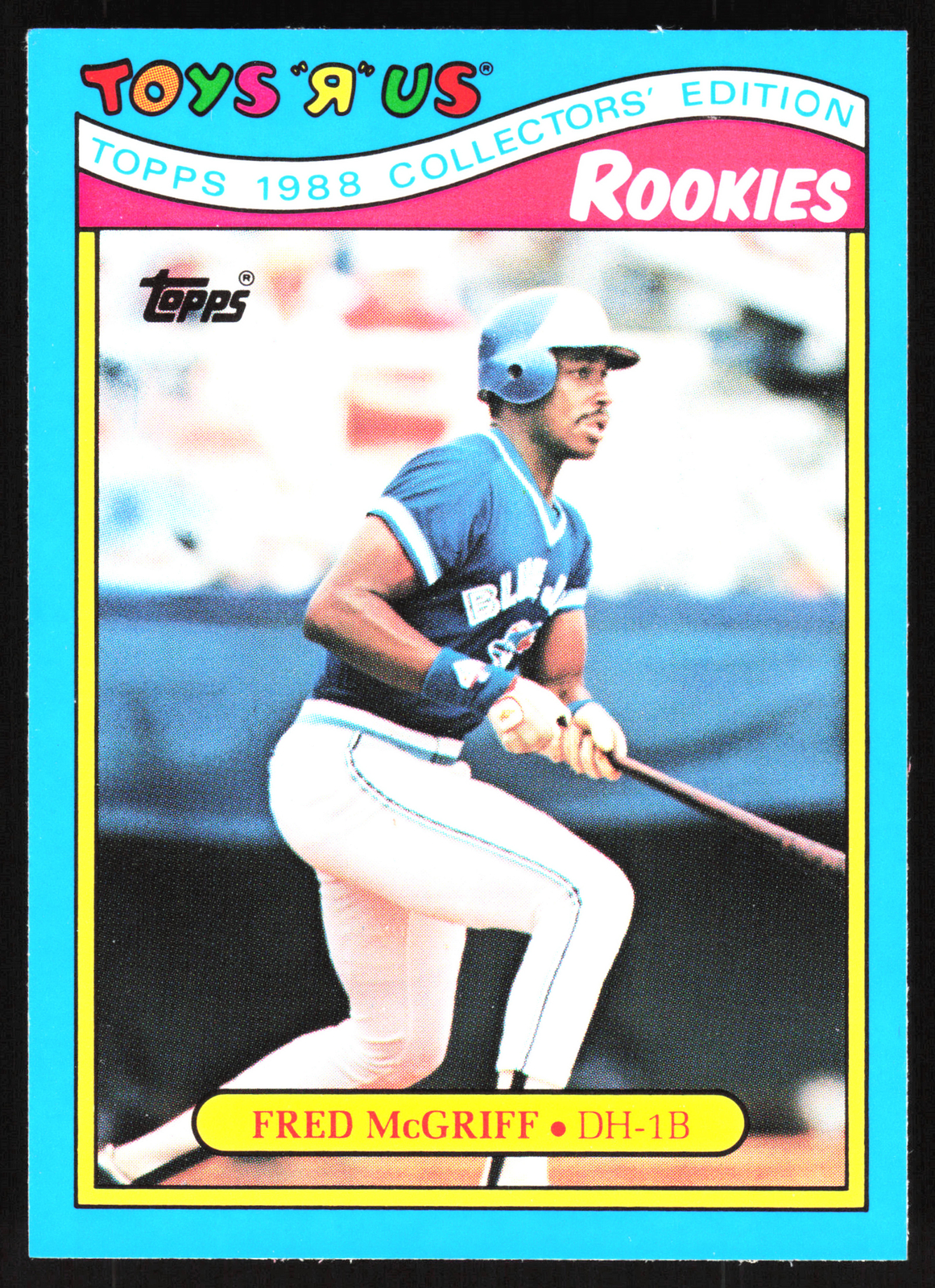 1988 Topps Toys"R"Us Rookies Fred McGriff #18 Toronto Blue Jays ...
