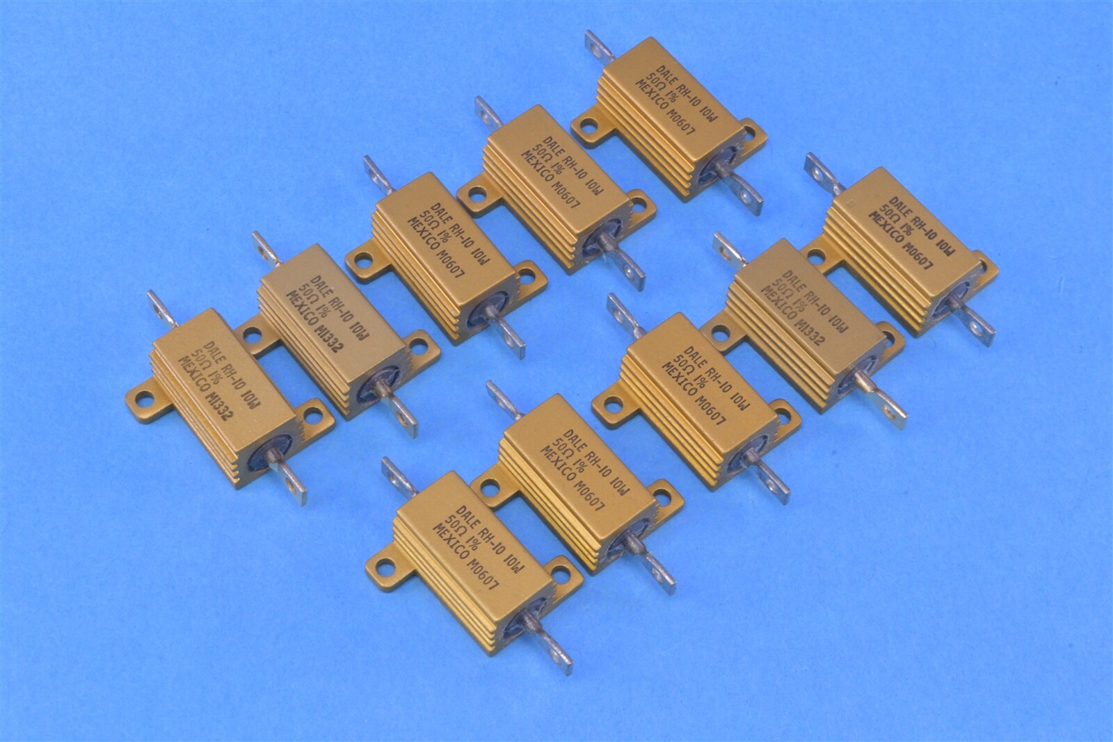 Lot of 10 Vishay RH10 100 .1% Wirewound Resistors Chassis Mount 10watts ...