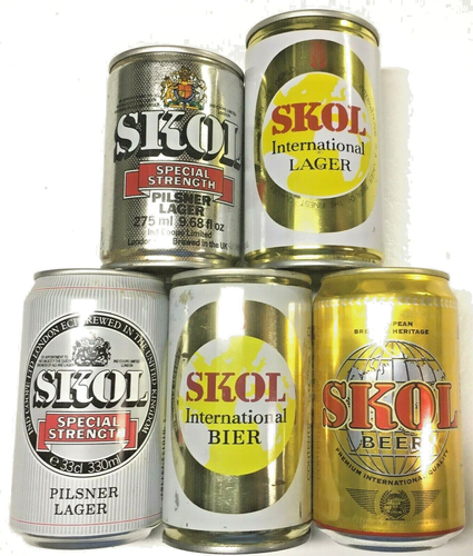 Skol English choice of Bier Lager Special Strength empty 33-cl 275-ml ...