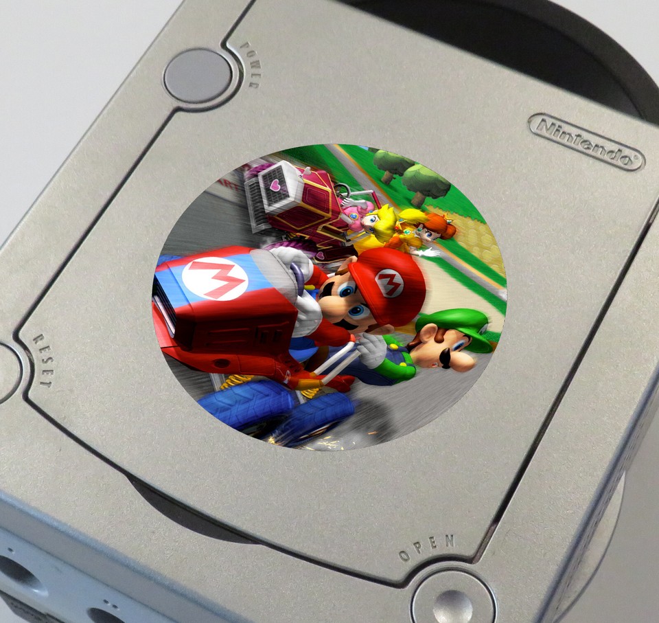 Custom Nintendo GameCube Console Jewel Stickers - 100+ Designs - You ...