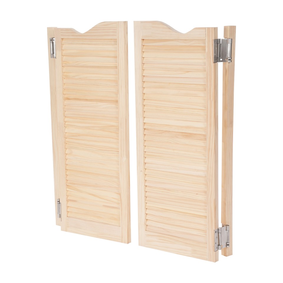 Wall-Mounted Double Half Door Double-hinged Caf?? Door With Hinges | eBay