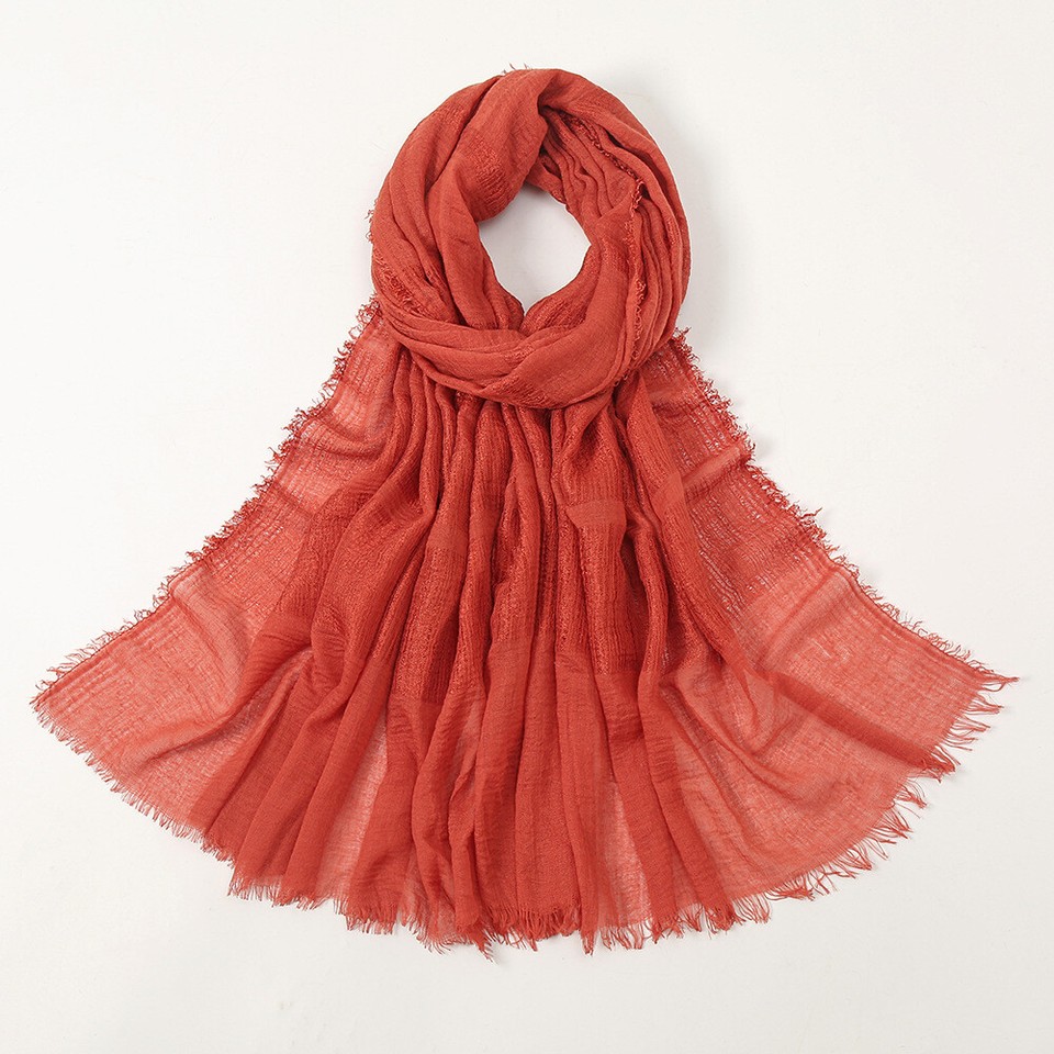 Cotton Viscose Scarf Shawls Women Muslim Hijab Headscarf Wraps Shimmer ...